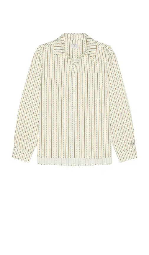 PERCIVAL Binding Oversized Pearce Shirt In White