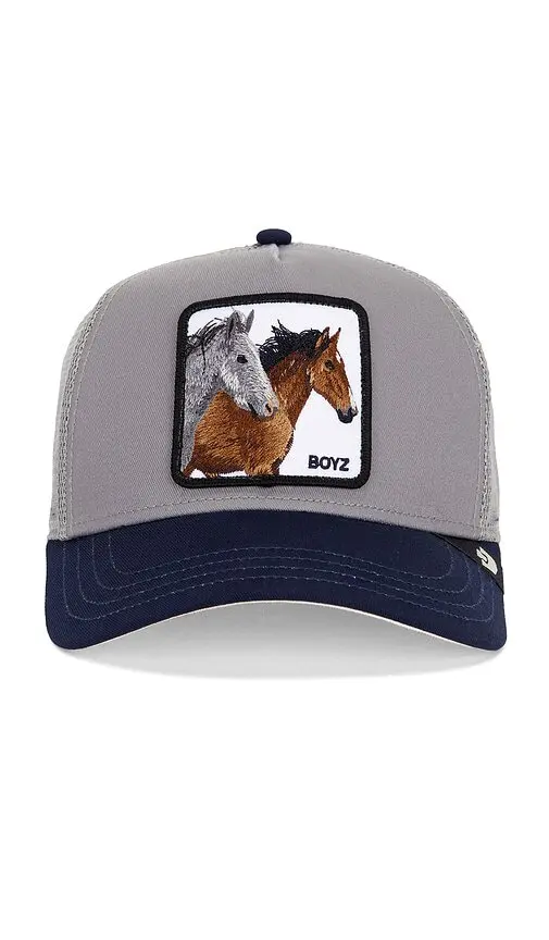 GOORIN BROS The Boyz Trucker Hat - Gray & Navy