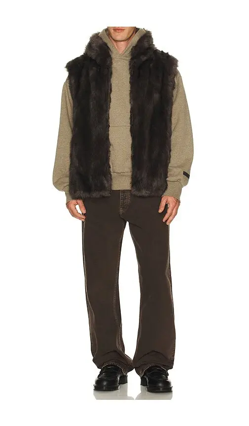 UNREAL FUR Blue Ridge Faux Fur Vest