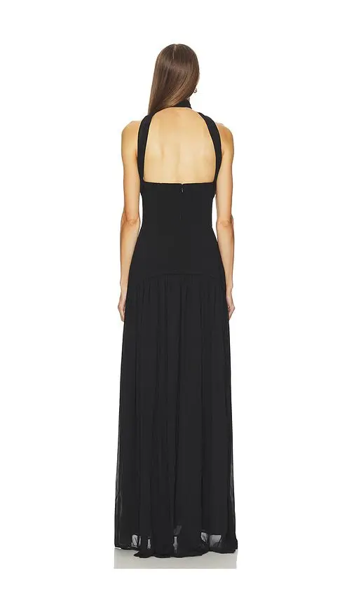 Buy CAMILA COELHO Evangelina Gown - Black At 52% Off | Editorialist
