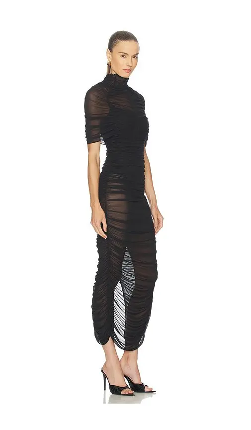 CAMILA COELHO Rocio Midi Dress - Black