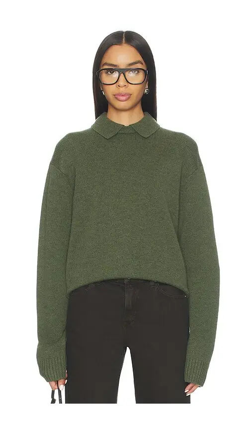 EAVES X Coco Oaklee Collared Sweater