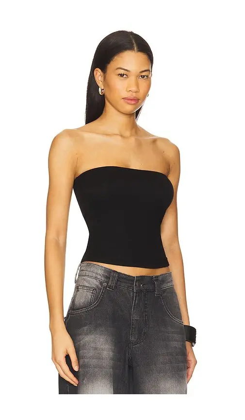 Michael Lauren Ribbed Tube Top