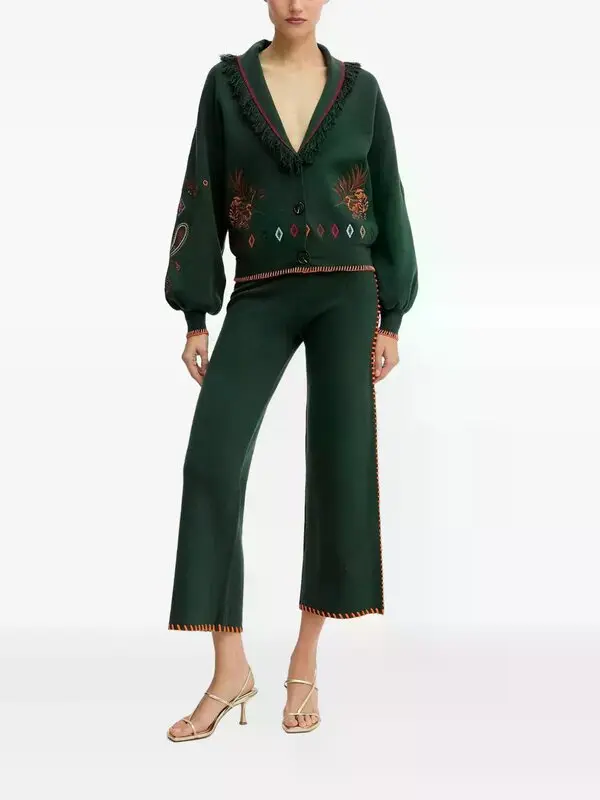 NEVER FULLY DRESSED Stitch-detail Trousers