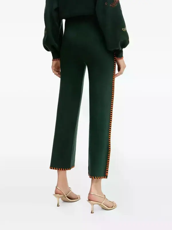 NEVER FULLY DRESSED Stitch-detail Trousers