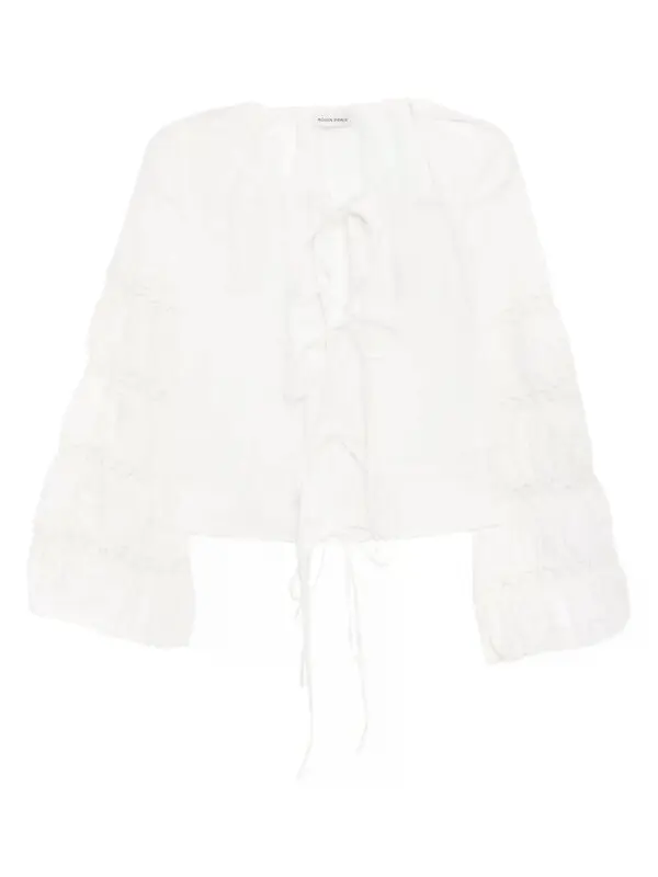 ROISIN PIERCE Floral-embroidered Blouse