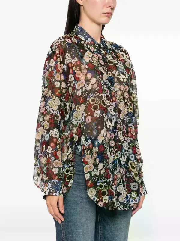 Khaite Goya Floral-pattern Shirt