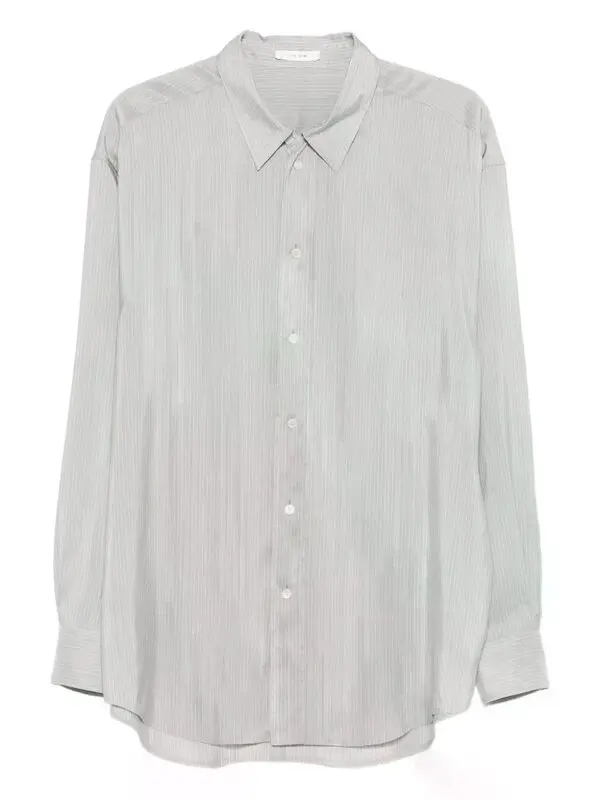 THE ROW Granada Button-down Striped Shirt