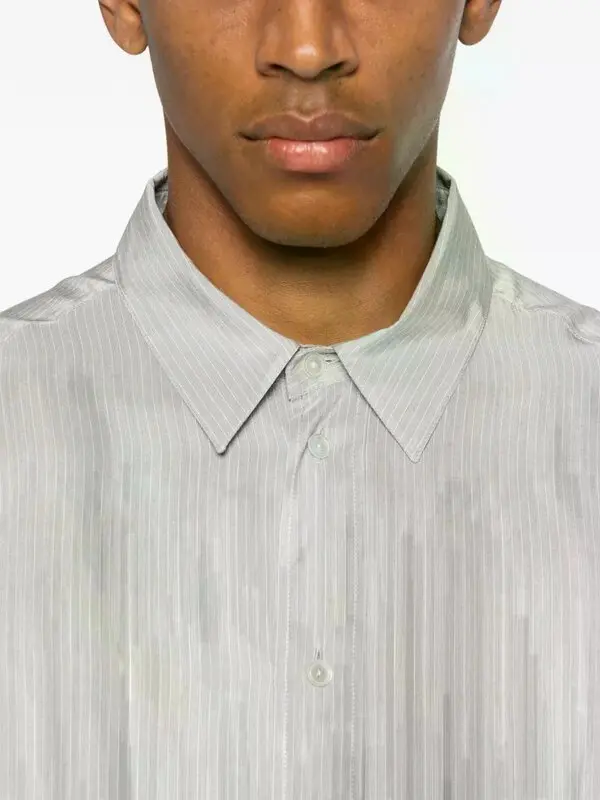 THE ROW Granada Button-down Striped Shirt