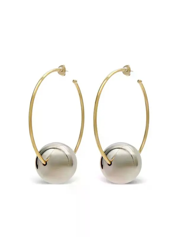Isabel Marant Elina Large Hoop Earrings - Gold