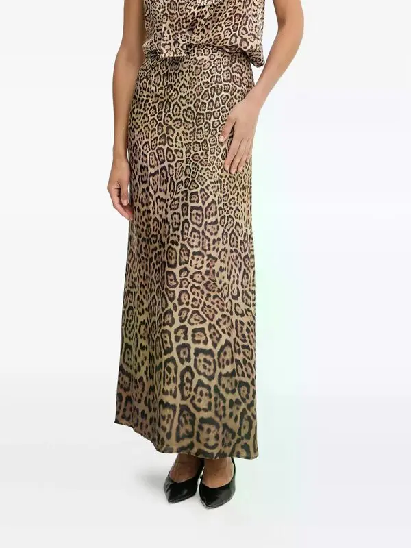 MARCIANO Animal Print Maxi Skirt