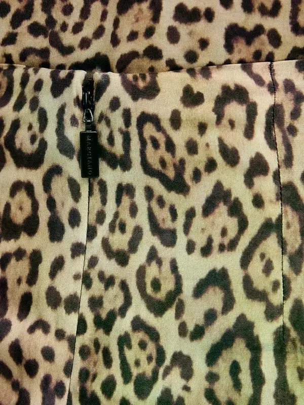 MARCIANO Animal Print Maxi Skirt