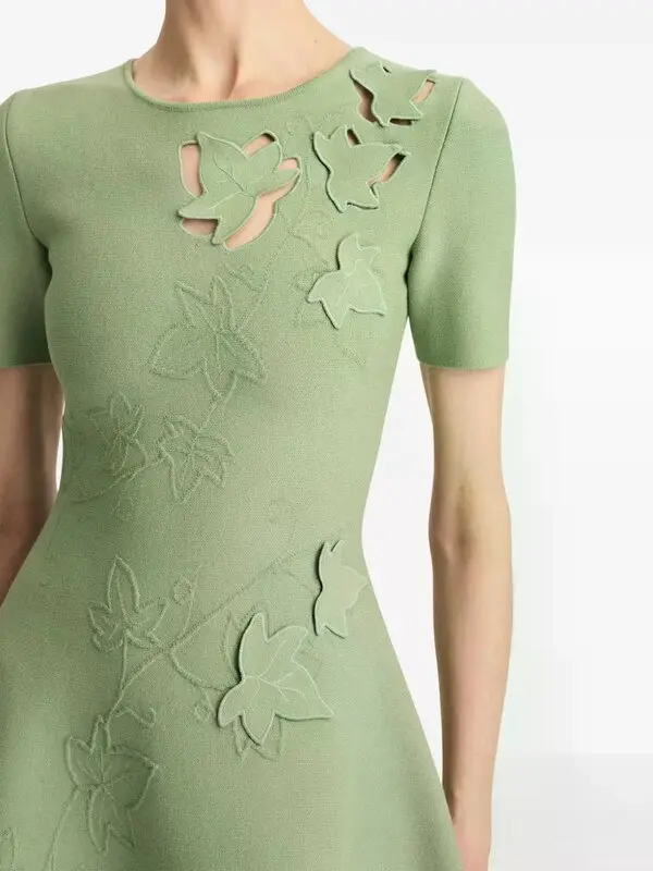 Oscar De La Renta Ivy Cut-out Dress