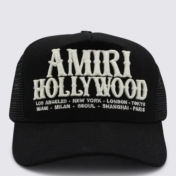 Amiri Cotton Cap - Black