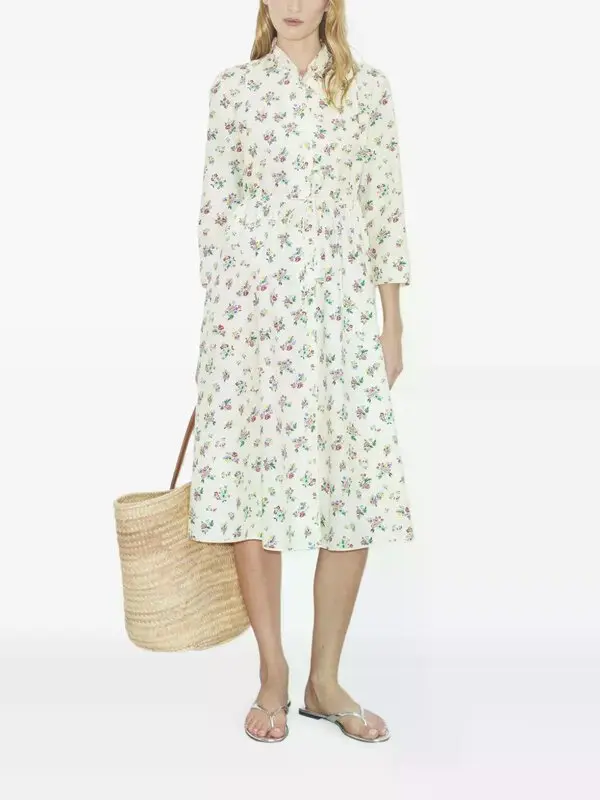 Tory Burch Floral-patterned Midi Dress
