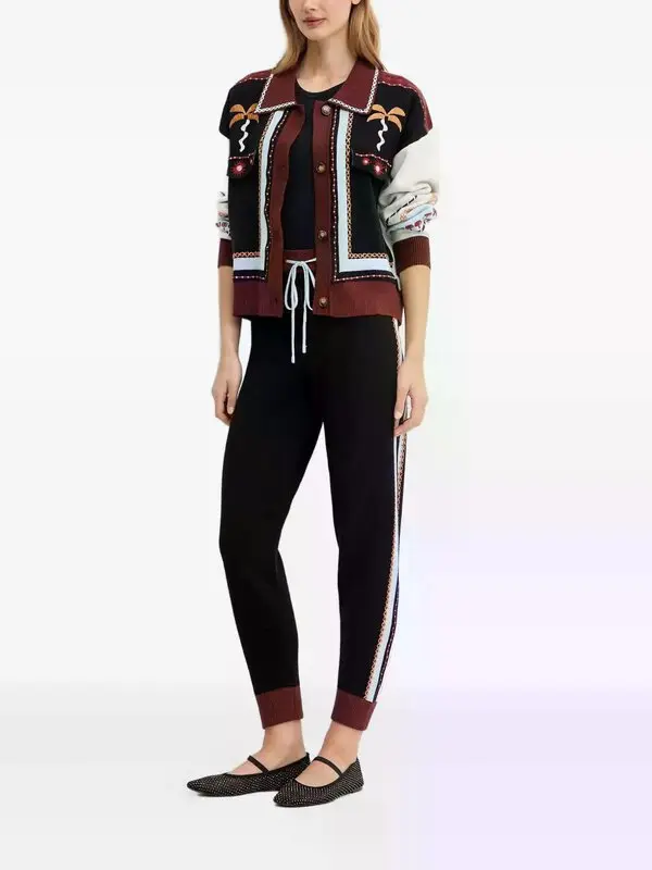 NEVER FULLY DRESSED Embroidered Pocket Cardigan