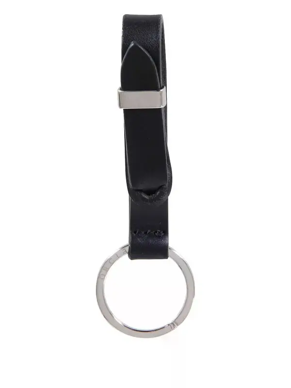 ORTIGNI Loop Leather Keyring - Black