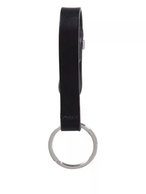 ORTIGNI Loop Leather Keyring - Black