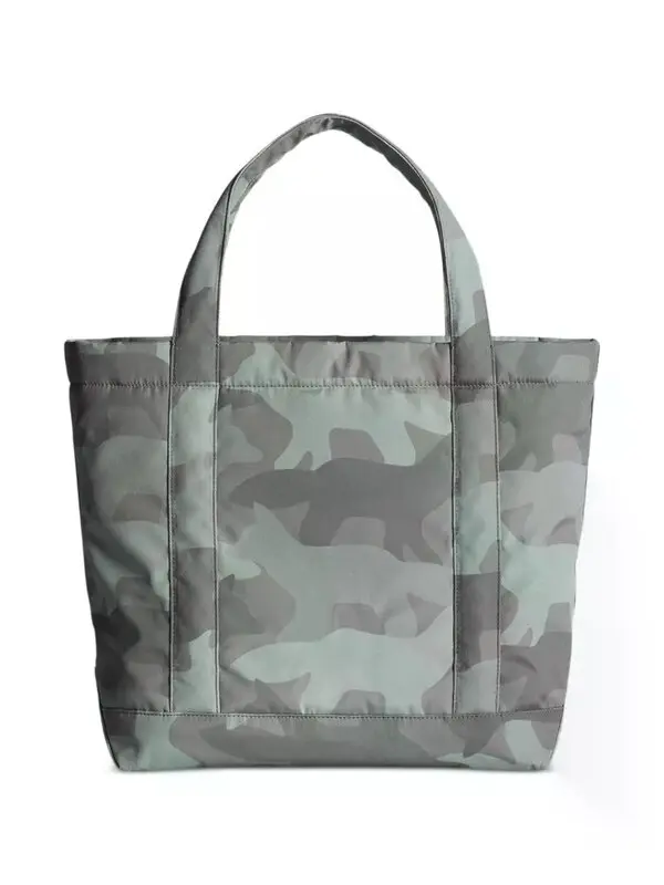 Maison Kitsuné Camouflage Print Tote Bag