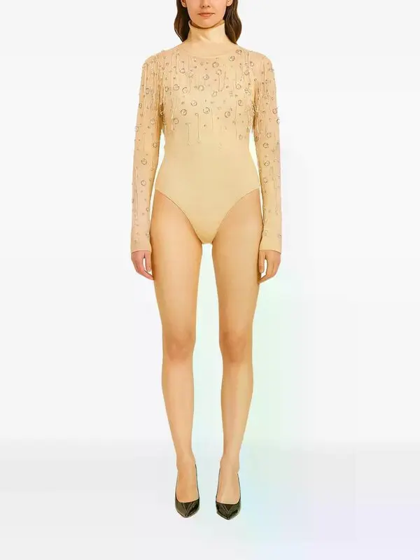 Patrizia Pepe Bead-embellishment Bodysuit