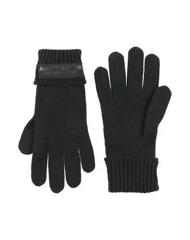Armani Exchange Knitted Gloves - Black