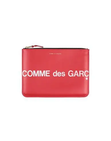 Comme Des Garçons Soft Leather Pouch - Red