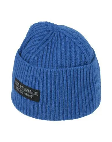 Armani Exchange Knitted Beanie - Blue