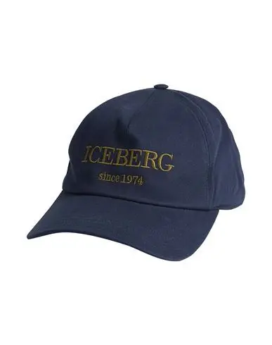 Iceberg Gabardine Baseball Cap - Navy
