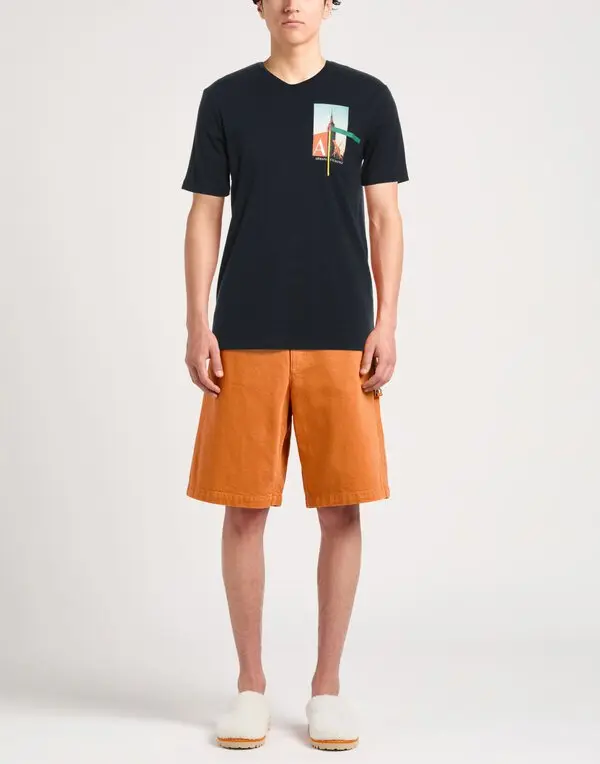 Armani Exchange T-shirt Size Cotton, Elastane - Navy