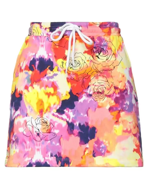 GAELLE PARIS Floral Print Mini Skirt