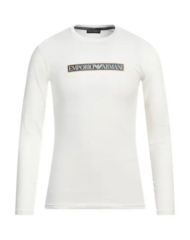Emporio Armani Underwear T-shirt Ivory Size Cotton, Elastane - White