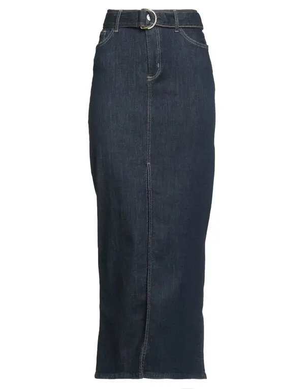 Liu Jo Denim Pencil Skirt With Belt