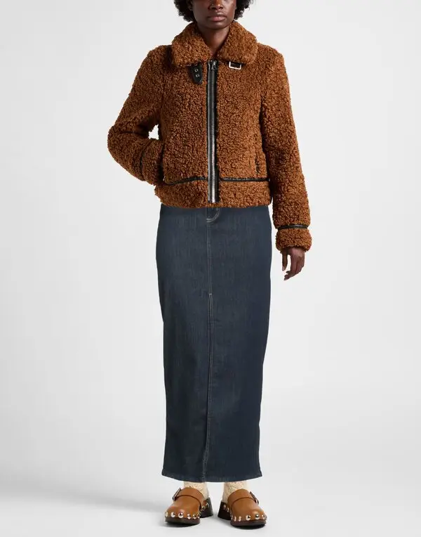 Liu Jo Denim Pencil Skirt With Belt