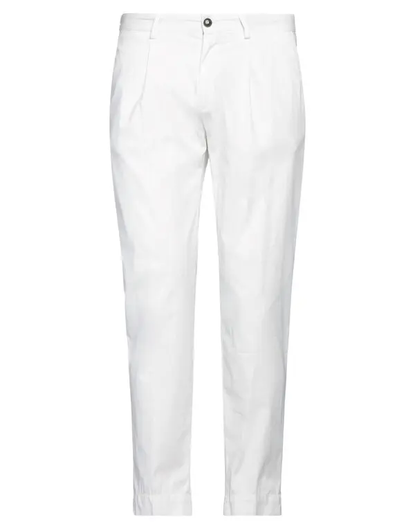 OUT/FIT Tapered Slim-leg Chinos - White