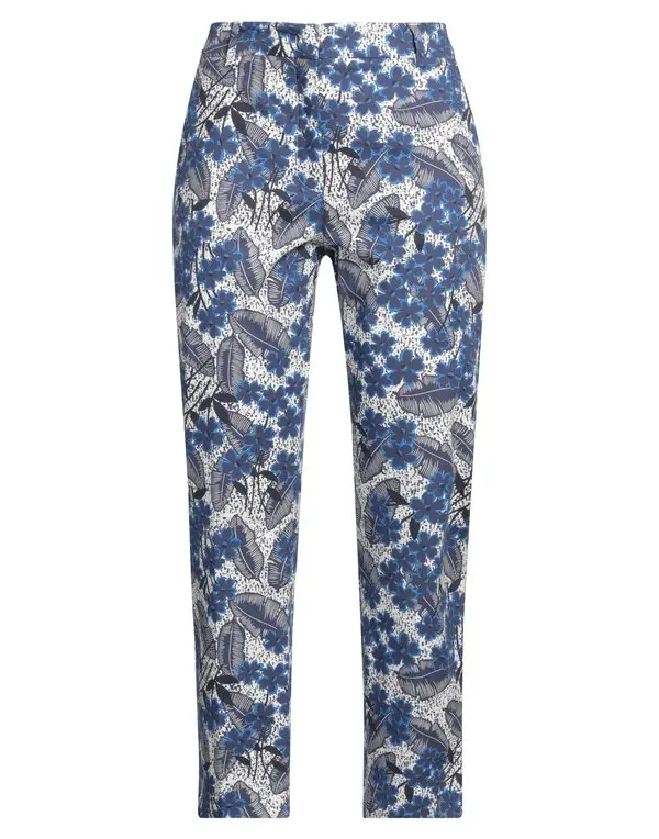Max Mara Floral Print Tapered Cropped Pants