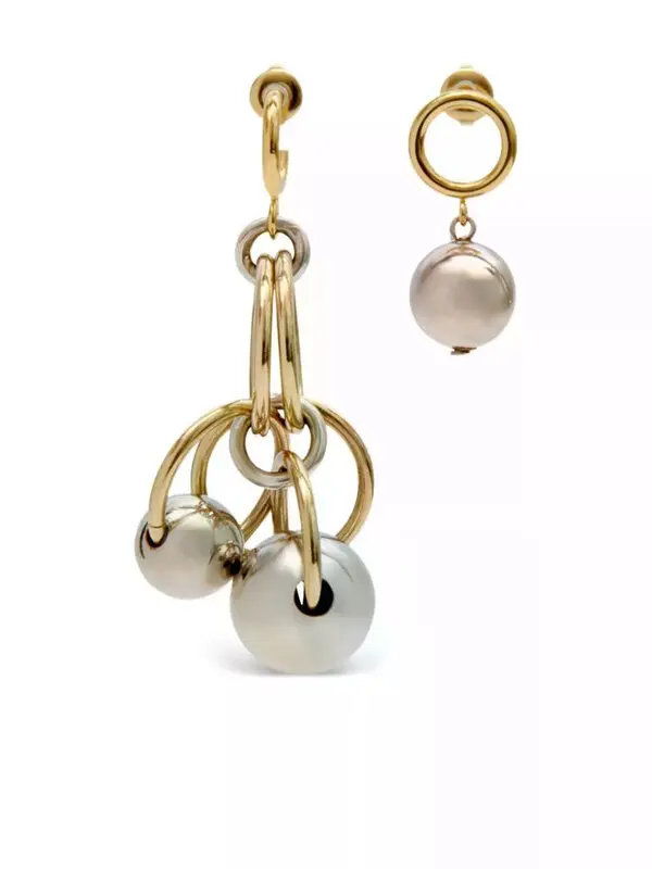Isabel Marant Elina Asymmetric Earrings - Gold