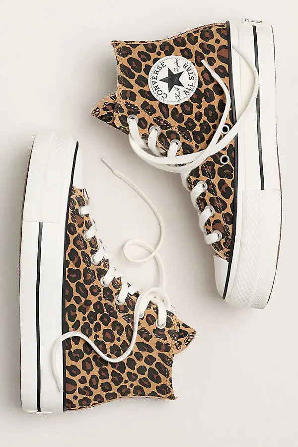 CONVERSE Chuck Taylor All Star Lift Animal High-top Sneakers - Animal Luxe