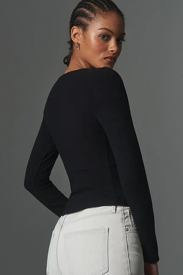 Maeve Tack House Long-sleeve Top