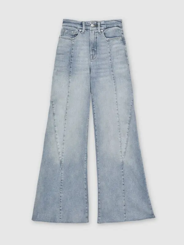 Good American Seam Wide-leg Jeans