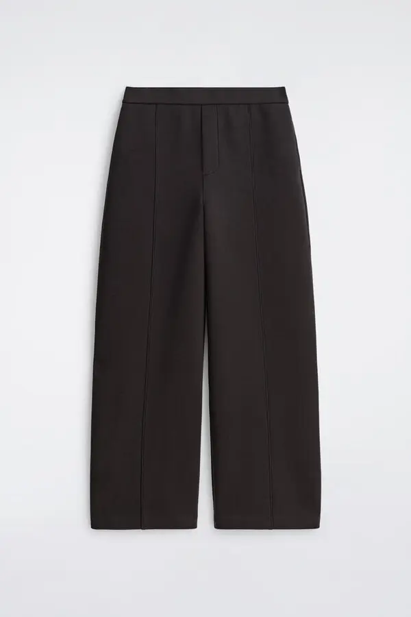 Cos Scuba Straight-leg Trousers - Brown