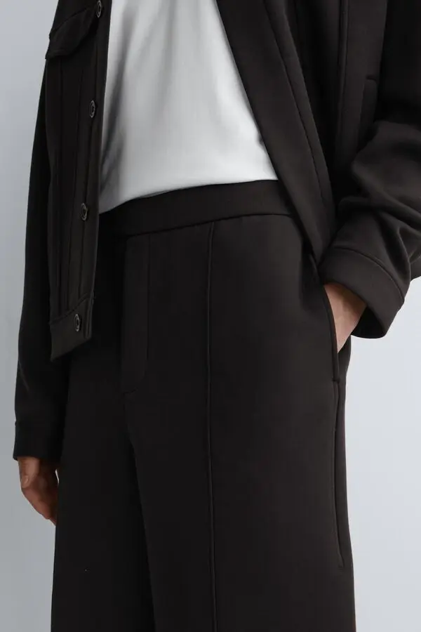 Cos Scuba Straight-leg Trousers - Brown