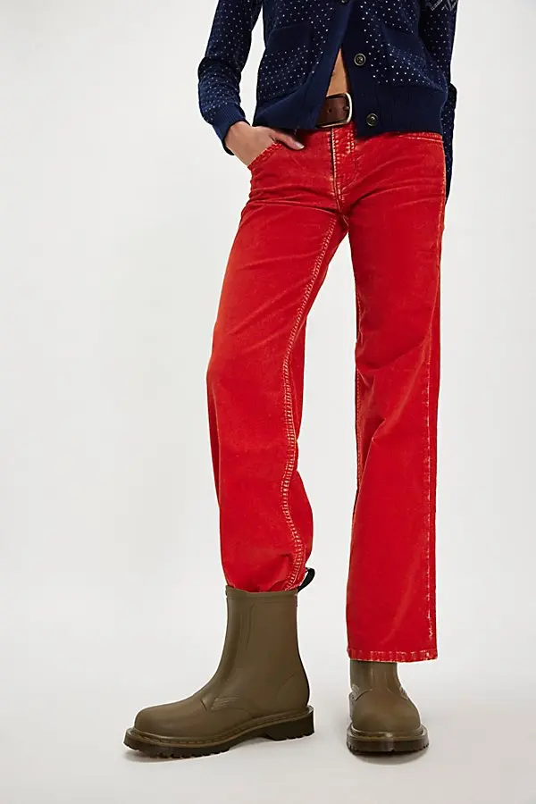 Dr. Martens 1460 Rain Boots - Olive