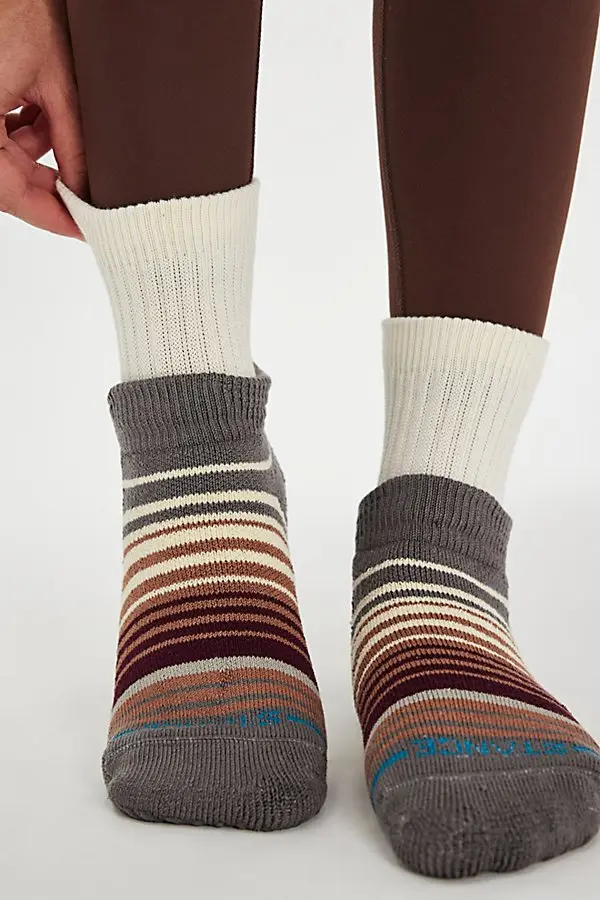 Stance Cozy Slipper Quarter Socks - Dark Grey