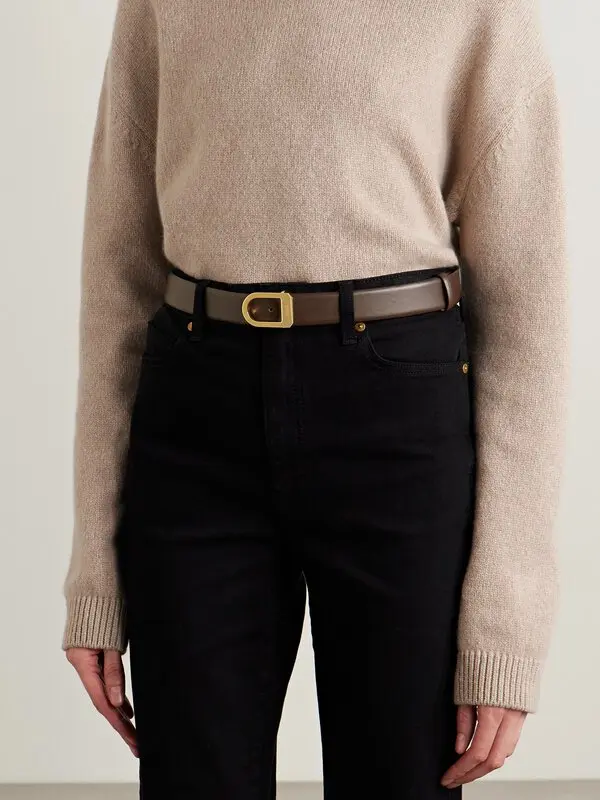 Khaite Saddle Leather Belt