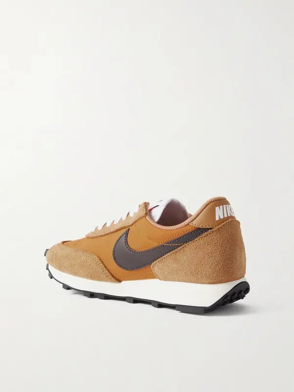 Nike Daybreak Leather And Suede-trimmed Mesh Sneakers