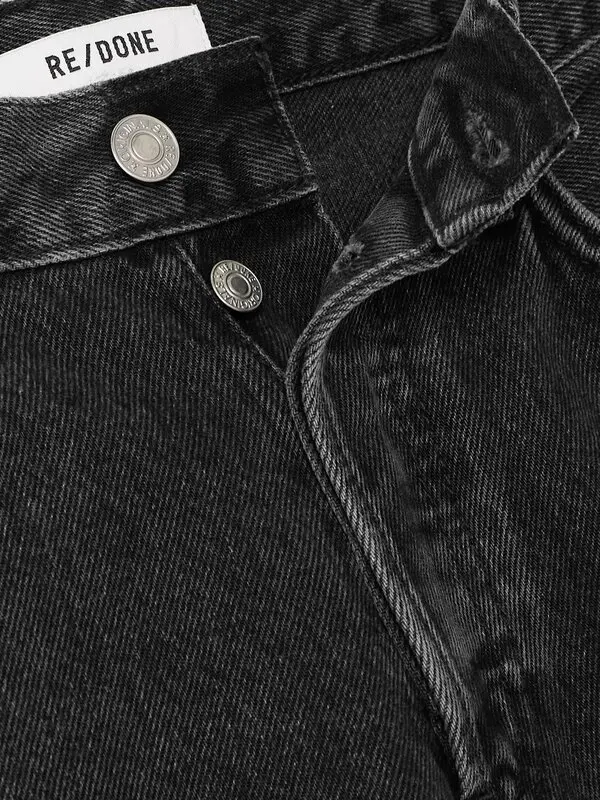 RE/DONE 90s High-rise Straight-leg Jeans - Black