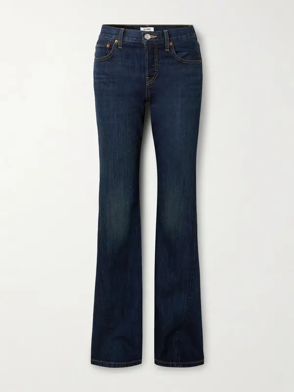 RE/DONE Twisted Mid-rise Bootcut Jeans