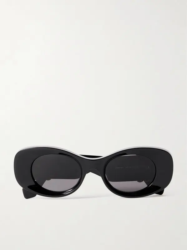 Loewe Anagram Oversized Cat-eye Sunglasses - Black