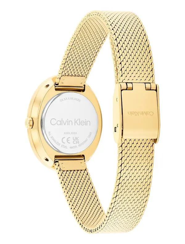 Calvin Klein Contoured Bezel Oval Dial Watch