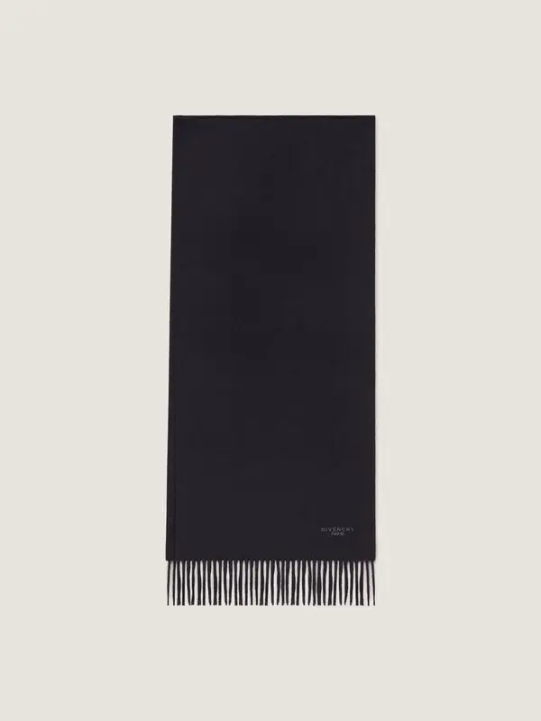 Givenchy Paris Scarf In Cashmere - Navy